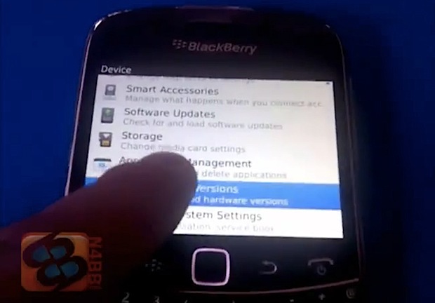 BlackBerry Bold Touch 9930 filmado en acción BlackBerry Bold Touch 9930 filmado en acción