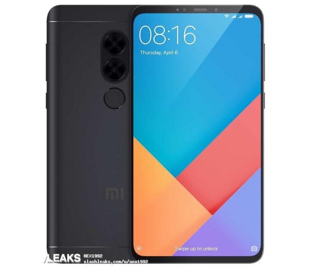 Xiaomi Redmi Note 5 ve filtrado su diseño frontal y dorsal en nuevo render